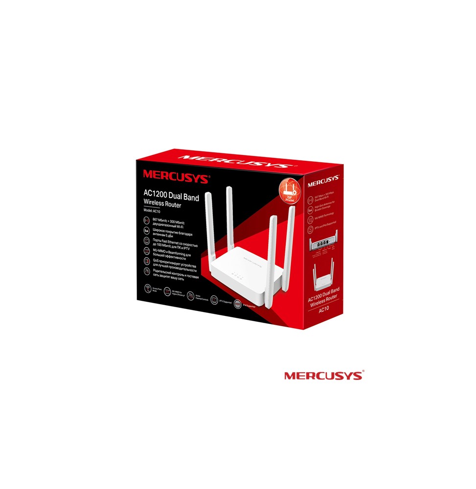 Router MERCUSYS AC10 AC1200 Dual Band Wifi