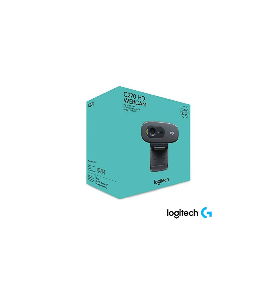 Cámara Logitech C270 3MP 1280 x 720Pixeles USB 2.0