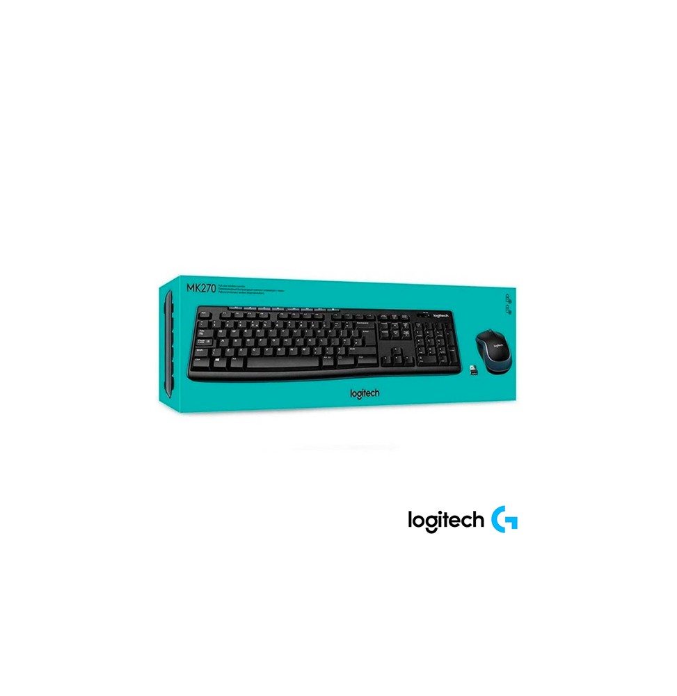 Teclado Logitech MK270 Combo Inalámbrico en ESPAÑOL