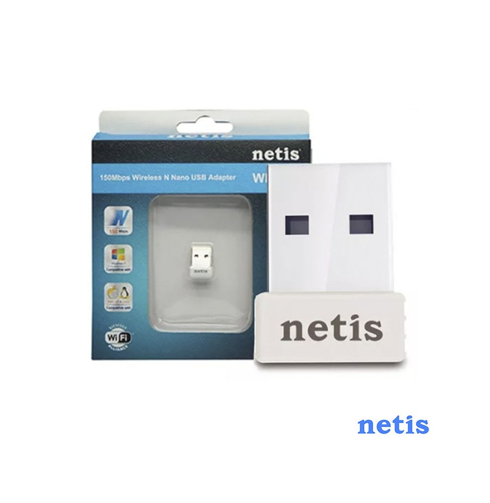 Adaptador WiFi Netis WF2120 N150 Nano USB Dongle